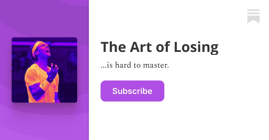 The Art of Losing | Amelia Morris | Substack