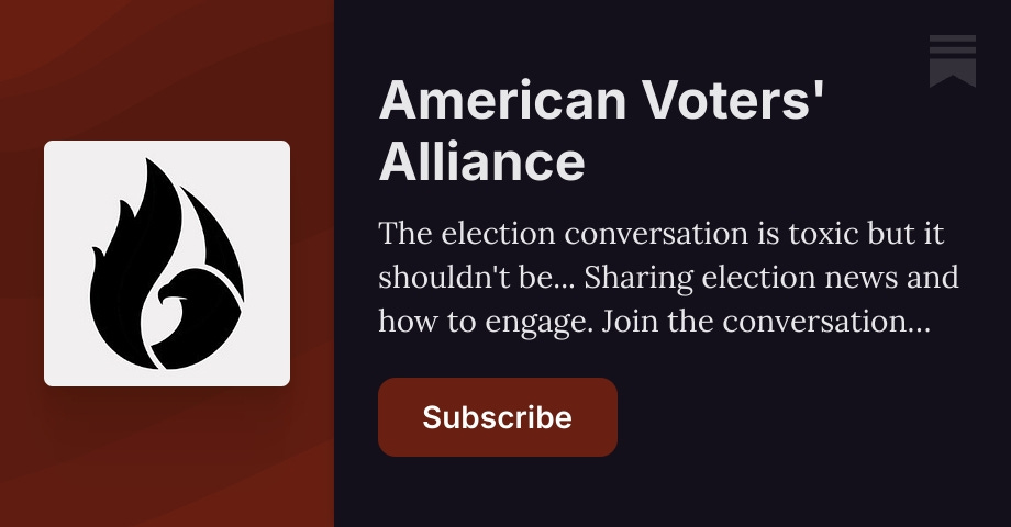 American Voters' Alliance | American Voters Alliance | Substack
