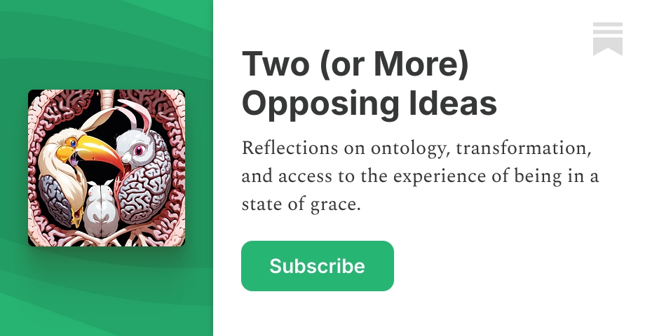 Two (or More) Opposing Ideas | Amie Devero | Substack
