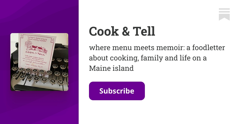 Stand Back, Everybody! Here Comes Cook & Tell!