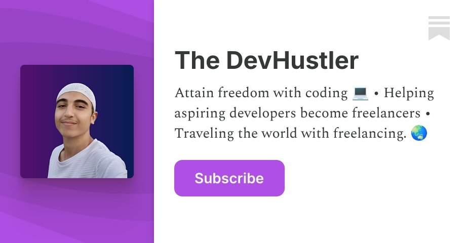 The DevHustler | Amine Boukhari 💸🛫🌏 | Substack