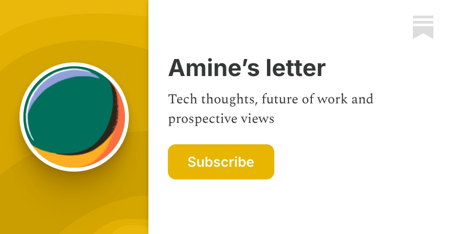 Amine’s letter | Amine Saoudi Hassani | Substack