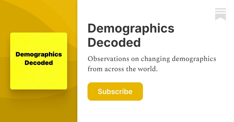 Demographics Decoded | Amito Sharma | Substack