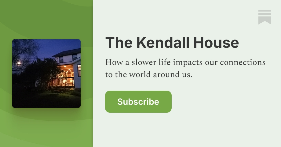 The Kendall House | Angela DeCroce | Substack