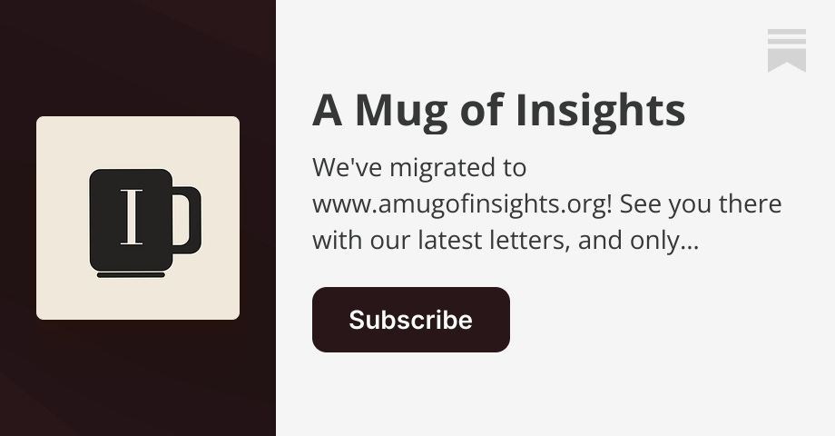 A Mug of Insights | Robin Waldun | Substack