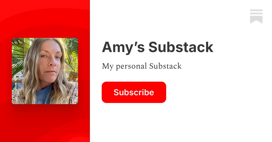 Amy’s Substack | Amy K. | Substack