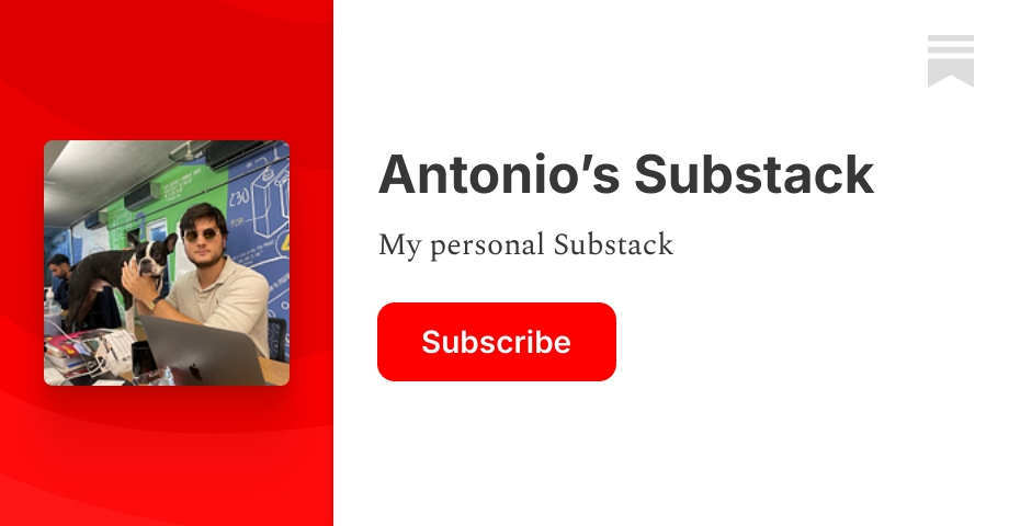 Antonio’s Substack | Antonio Nacoud | Substack