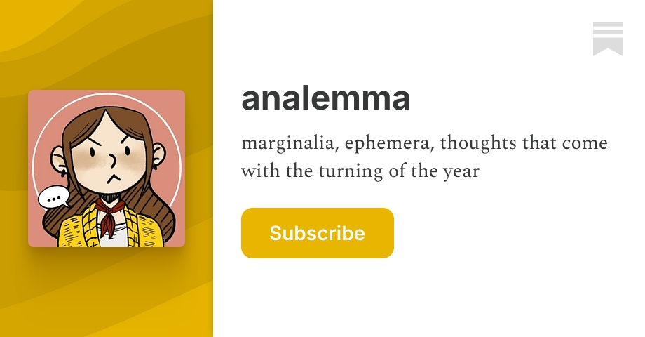 analemma | camille butera | Substack