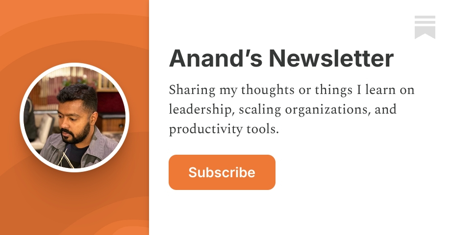 Anand’s Newsletter | Substack