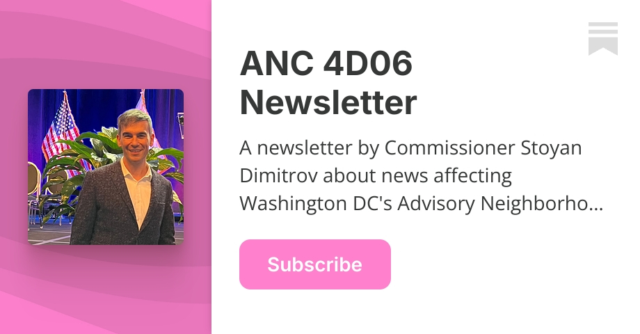 ANC 4D06 Newsletter | Aman George (SMD 4D06) | Substack