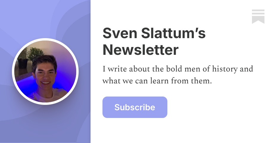 Sven Slattum’s Newsletter | Substack