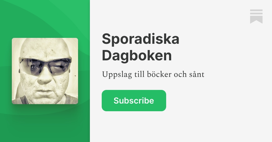 Sporadiska Dagboken | Anders Widén | Substack