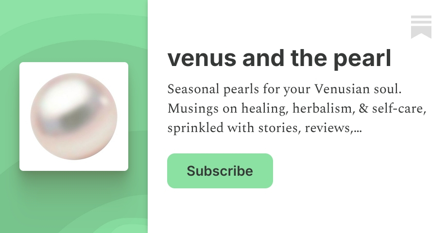 venus and the pearl | Substack