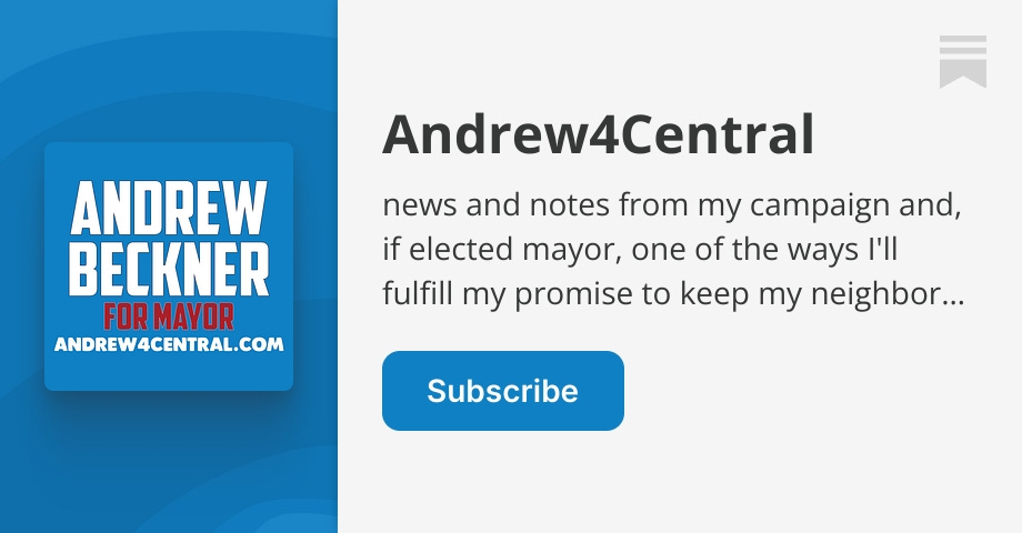 Andrew4Central | Andrew J Beckner | Substack