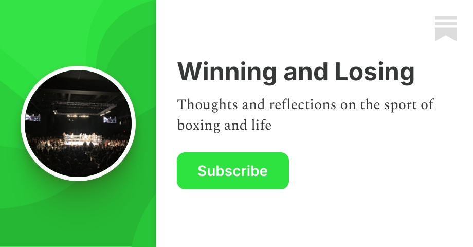 Winning and Losing | Andrew Foy | Substack