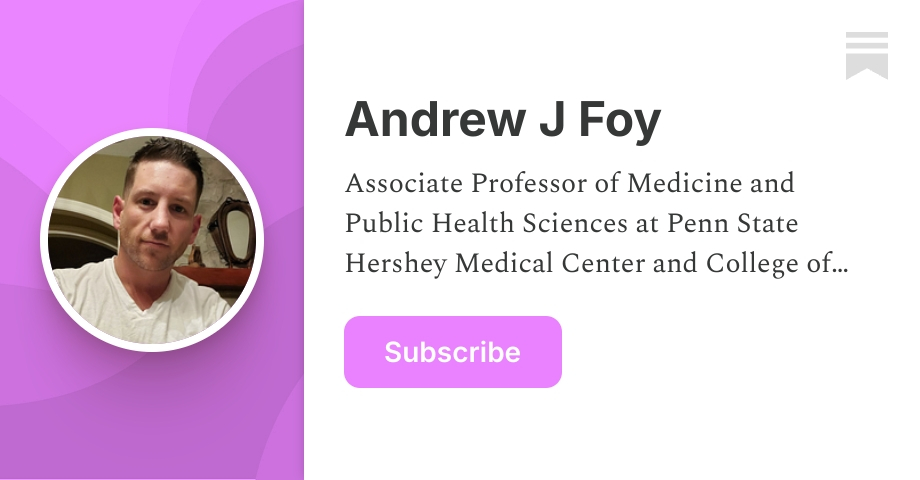 Andrew J Foy | Substack