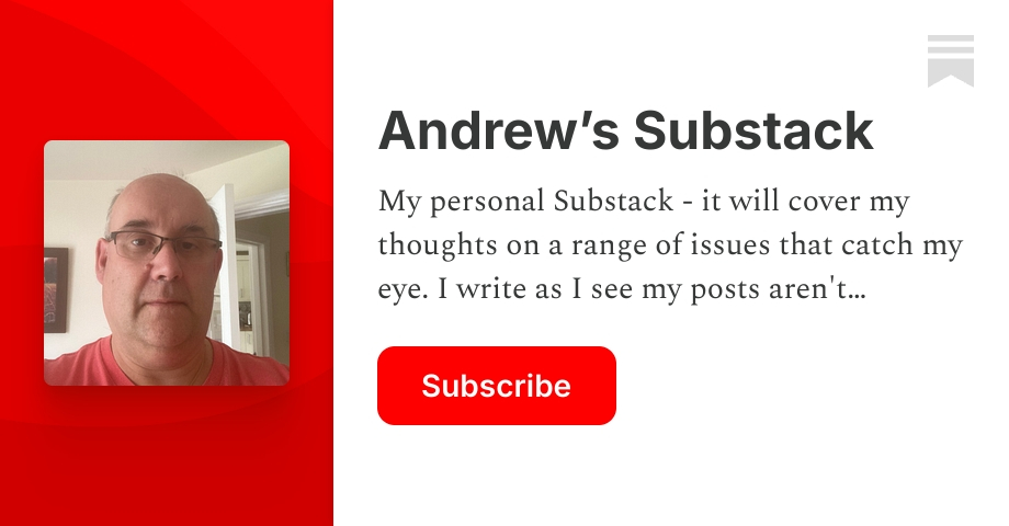 Andrew’s Substack | Observations from the Bridge | Substack