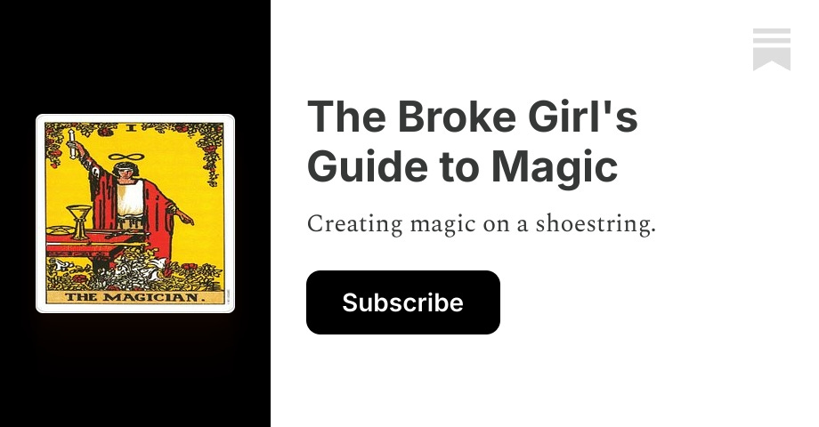 The Broke Girl's Guide to Magic | Angelique Torres | Substack
