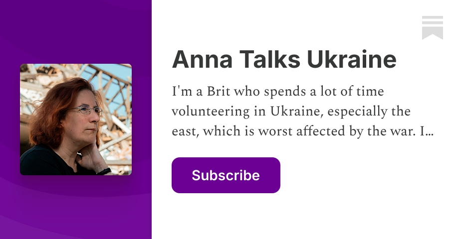 Anna Talks Ukraine | Anna Bowles | Substack