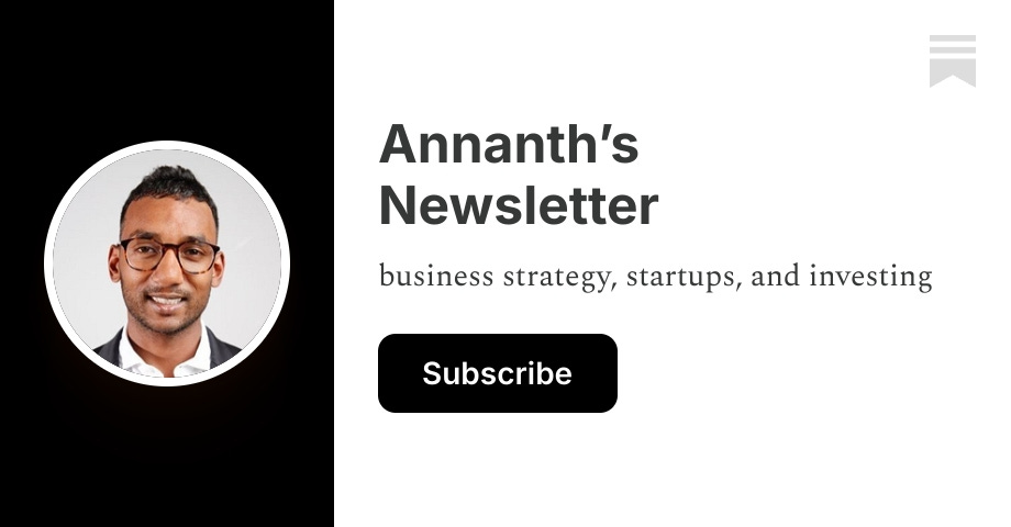 Annanth’s Newsletter | Annanth Aravinthan | Substack