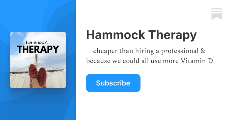 Hammock Therapy | Anna Ortiz Spencer | Substack