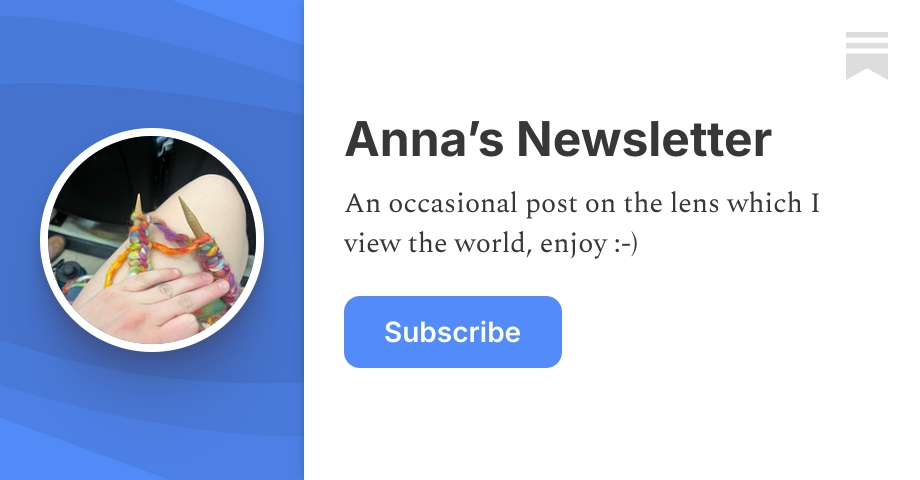 Anna’s Newsletter | Anna Partridge | Substack