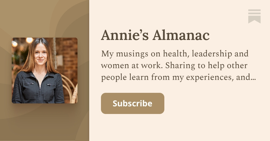 Annie’s Almanac | Substack