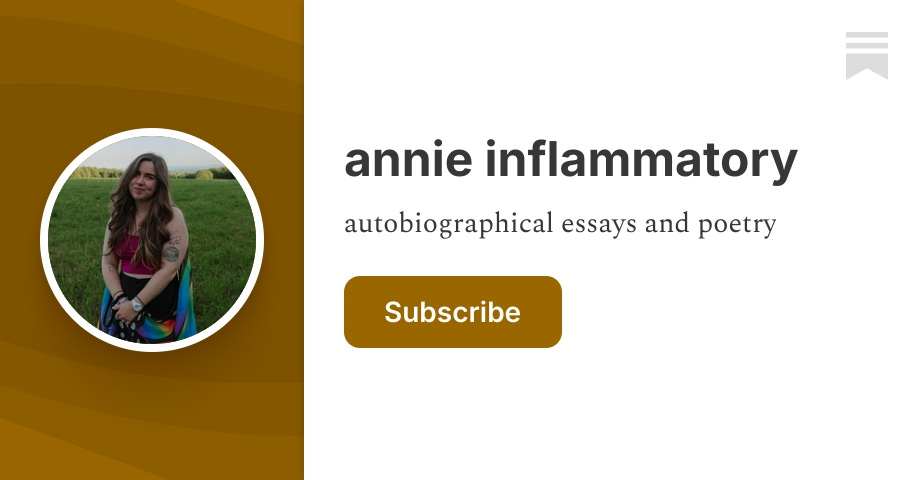 annie inflammatory | Substack