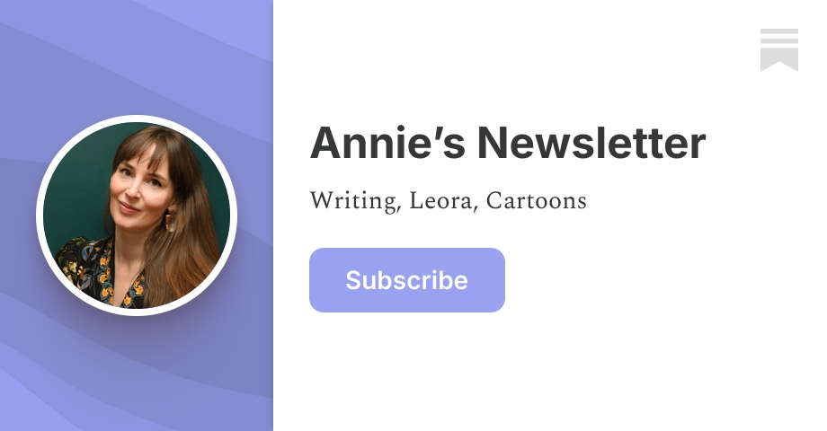 Annie’s Newsletter | Annie Hartnett | Substack