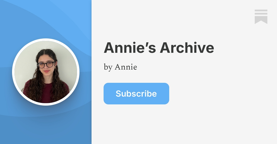 Annie’s Archive | Substack