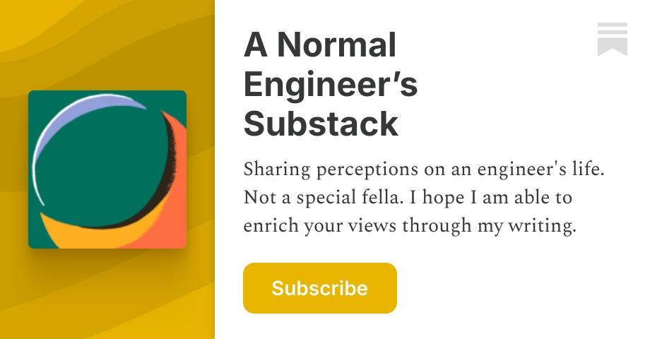 A Normal Engineer’s Substack | Substack