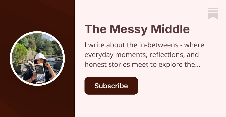 The Messy Middle | Aish | Substack