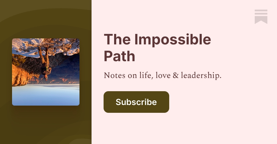 The Impossible Path | Anthony David Adams | Substack