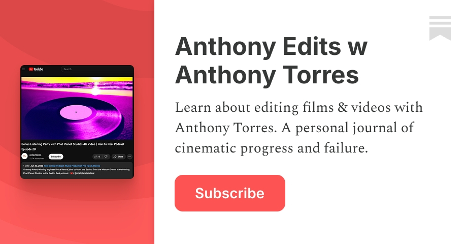 Anthony Edits w Anthony Torres | Substack