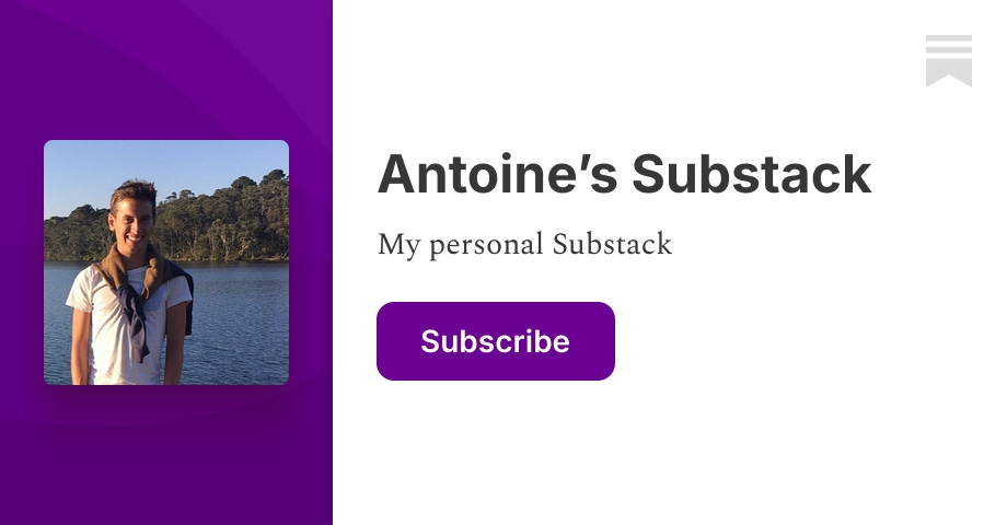 Antoine’s Substack | Antoine Bordas | Substack