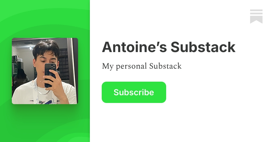 Antoine’s Substack | Antoine Zallez | Substack
