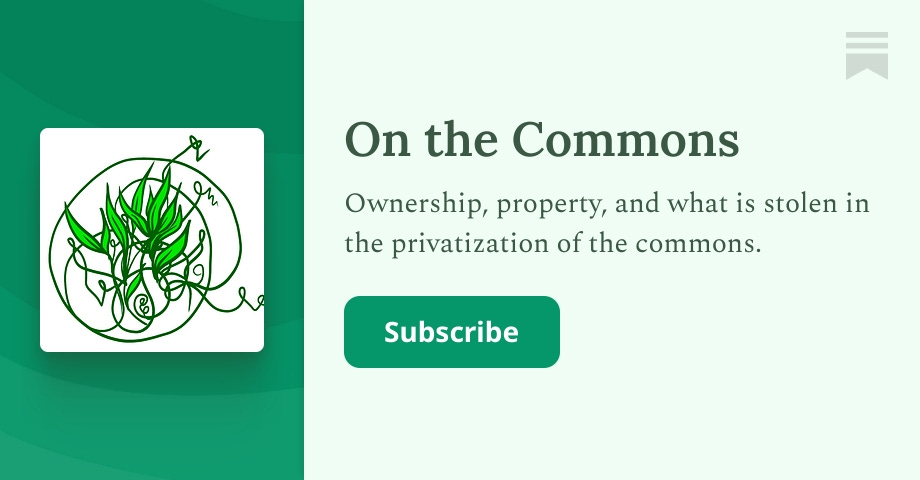 On the Commons | Antonia Malchik | Substack