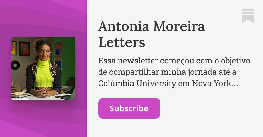 Antonia Moreira Letters | Substack
