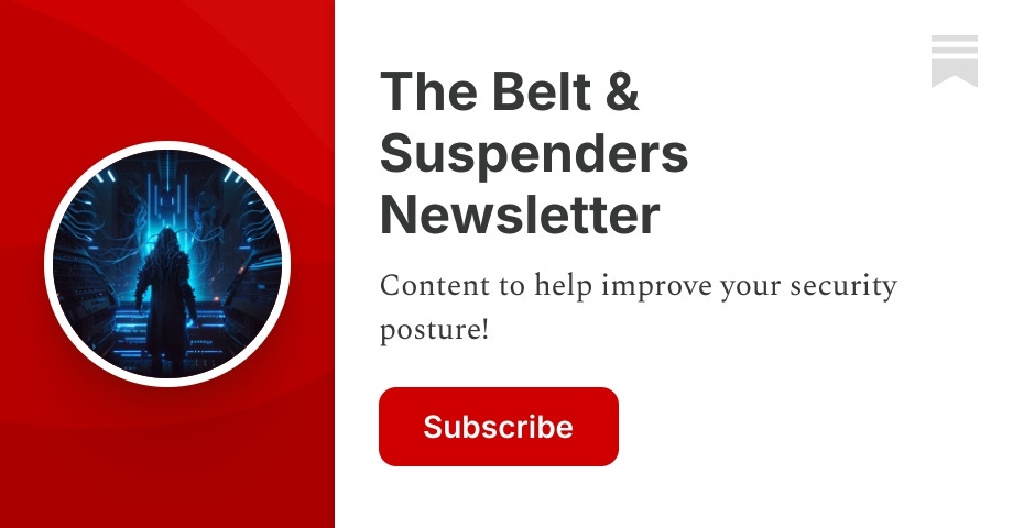 The Belt & Suspenders Newsletter | Anton Livaja | Substack