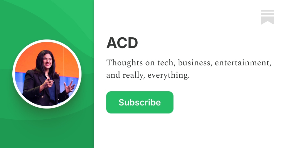 ACD | Aparna C | Substack