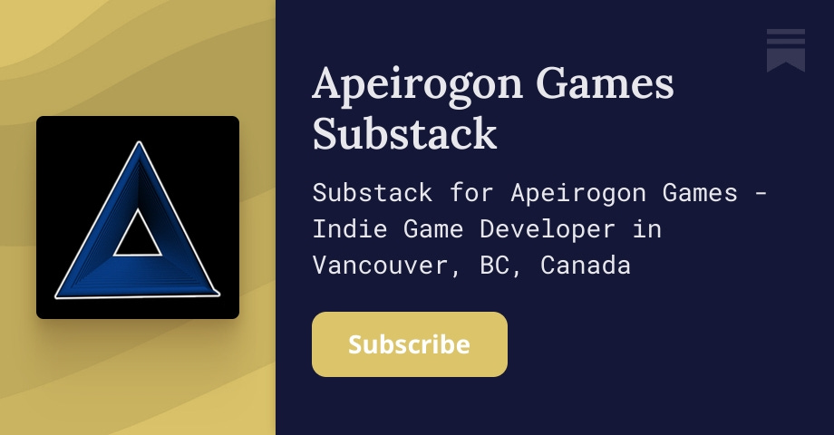 Apeirogon Games Substack | Substack