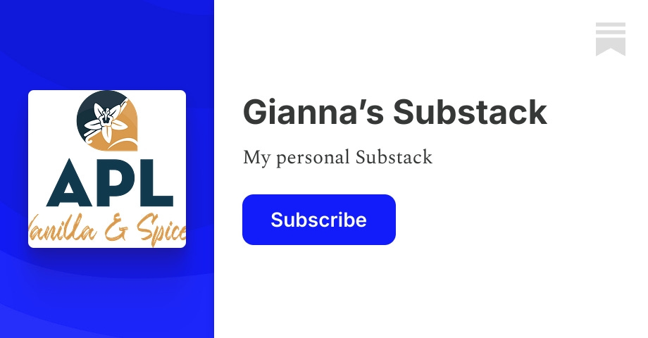Gianna’s Substack | Gianna Palmaro | Substack