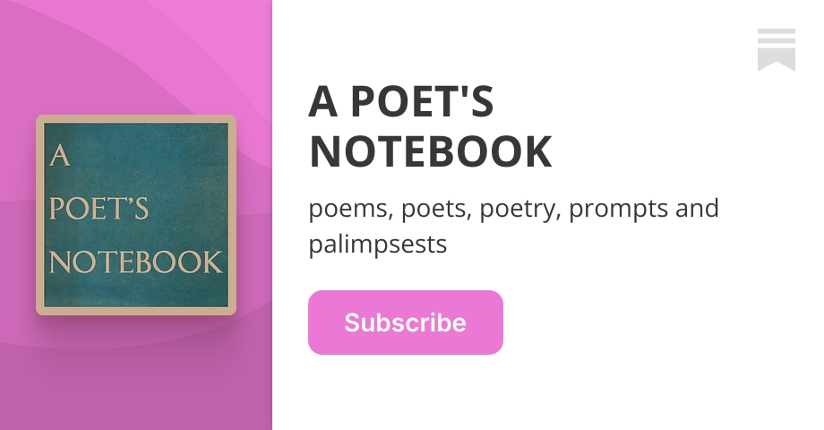 About - A POET'S NOTEBOOK