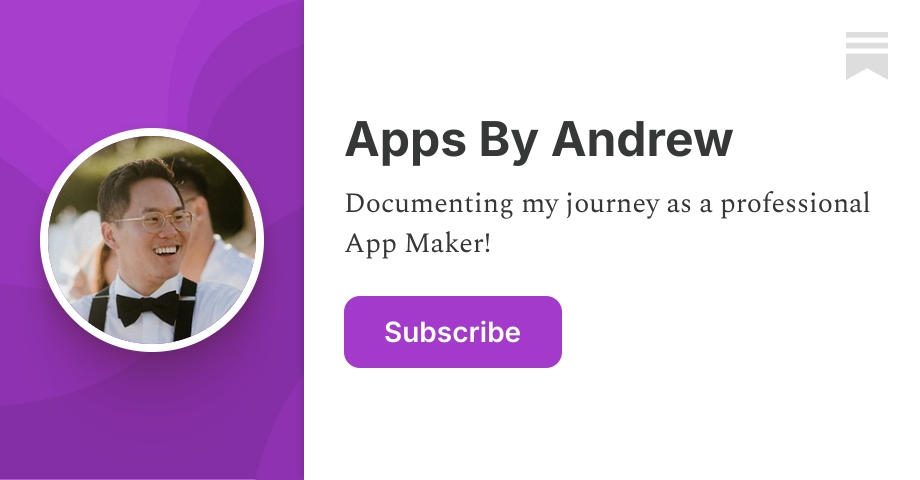 Apps By Andrew | Andrew Wong | Substack