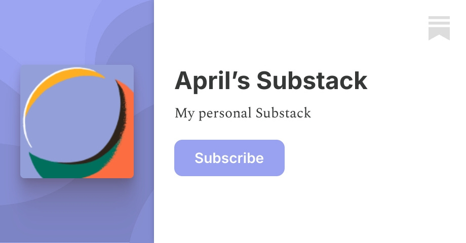 April’s Substack | April Burns | Substack