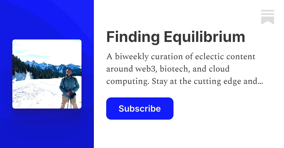 Finding Equilibrium | Aqil Pasha | Substack