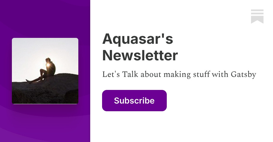 Aquasar's Newsletter | Alex Quasar | Substack