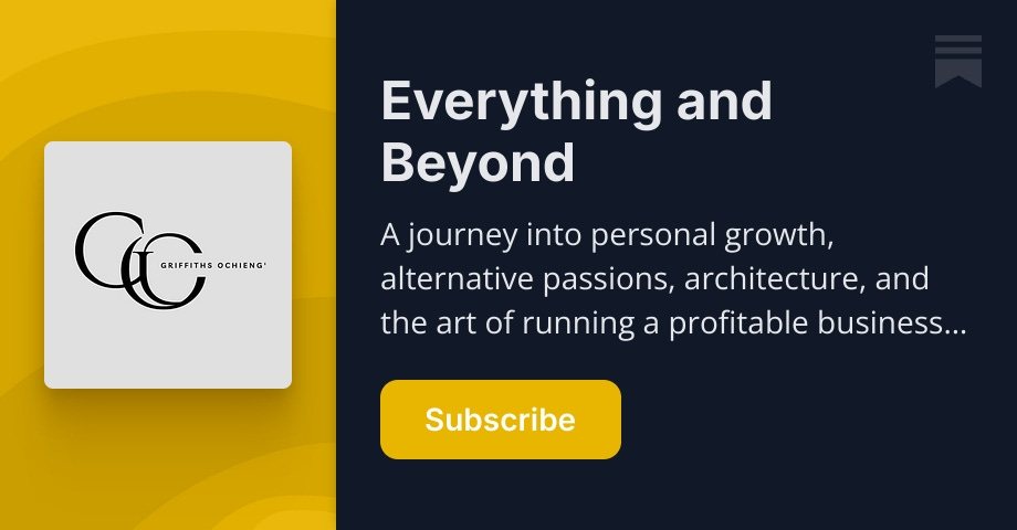 Everything and Beyond | Griffiths | Substack
