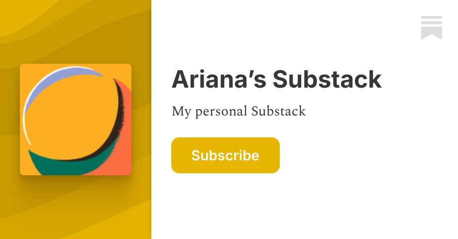 Ariana’s Substack | Ariana Roque | Substack