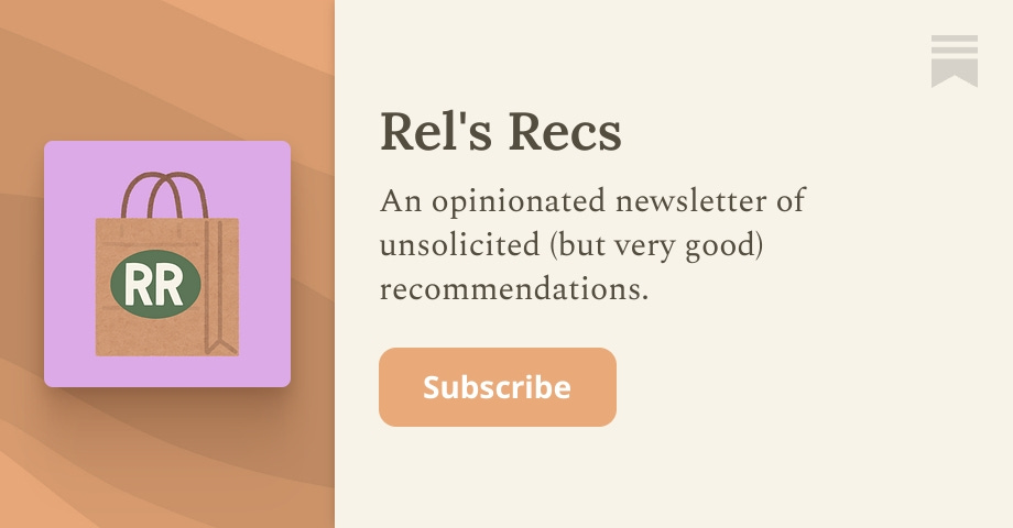 Rel's Recs | Ariel | Substack